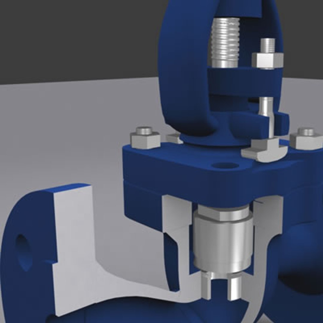 Globe Valves 3d Model
