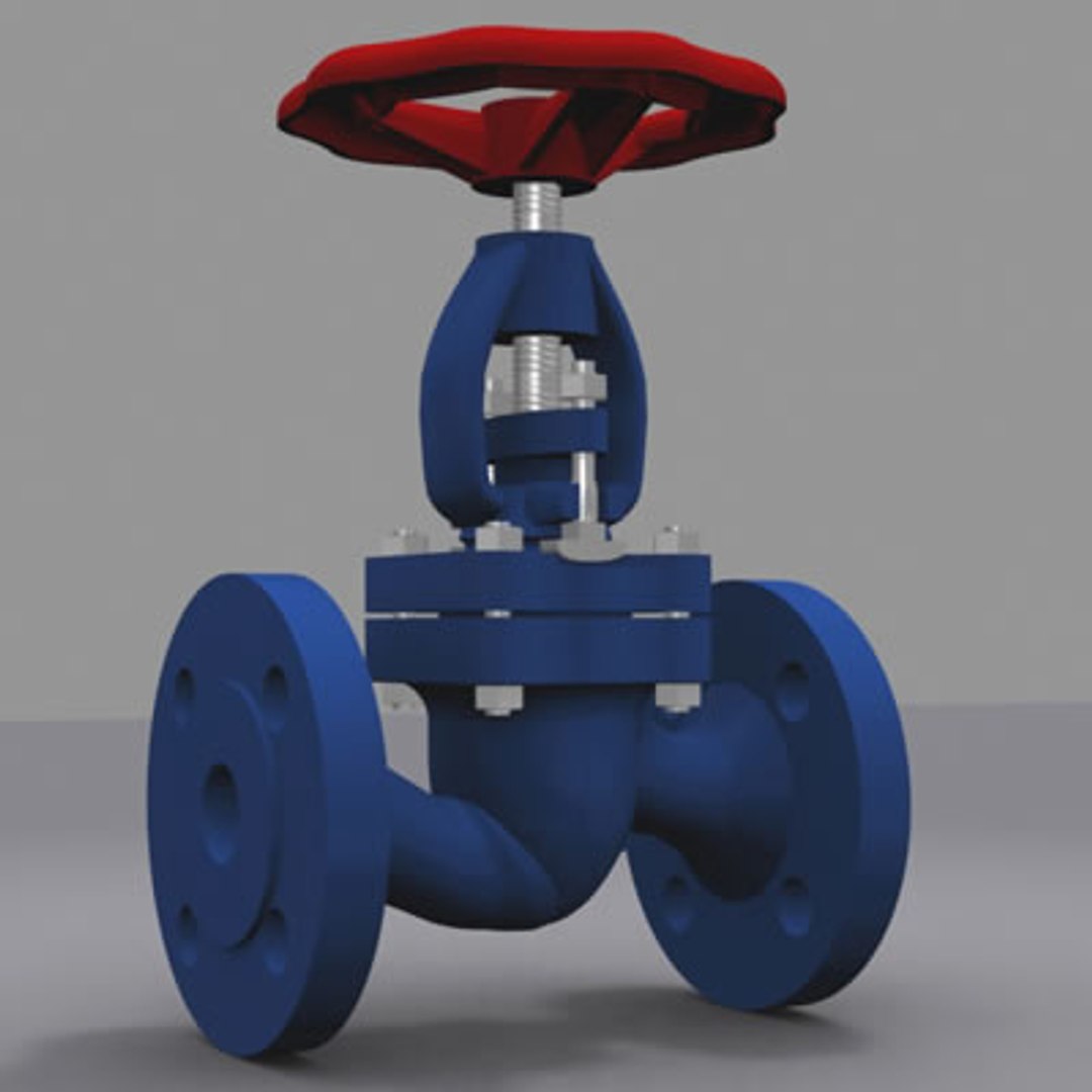 Globe Valves 3d Model