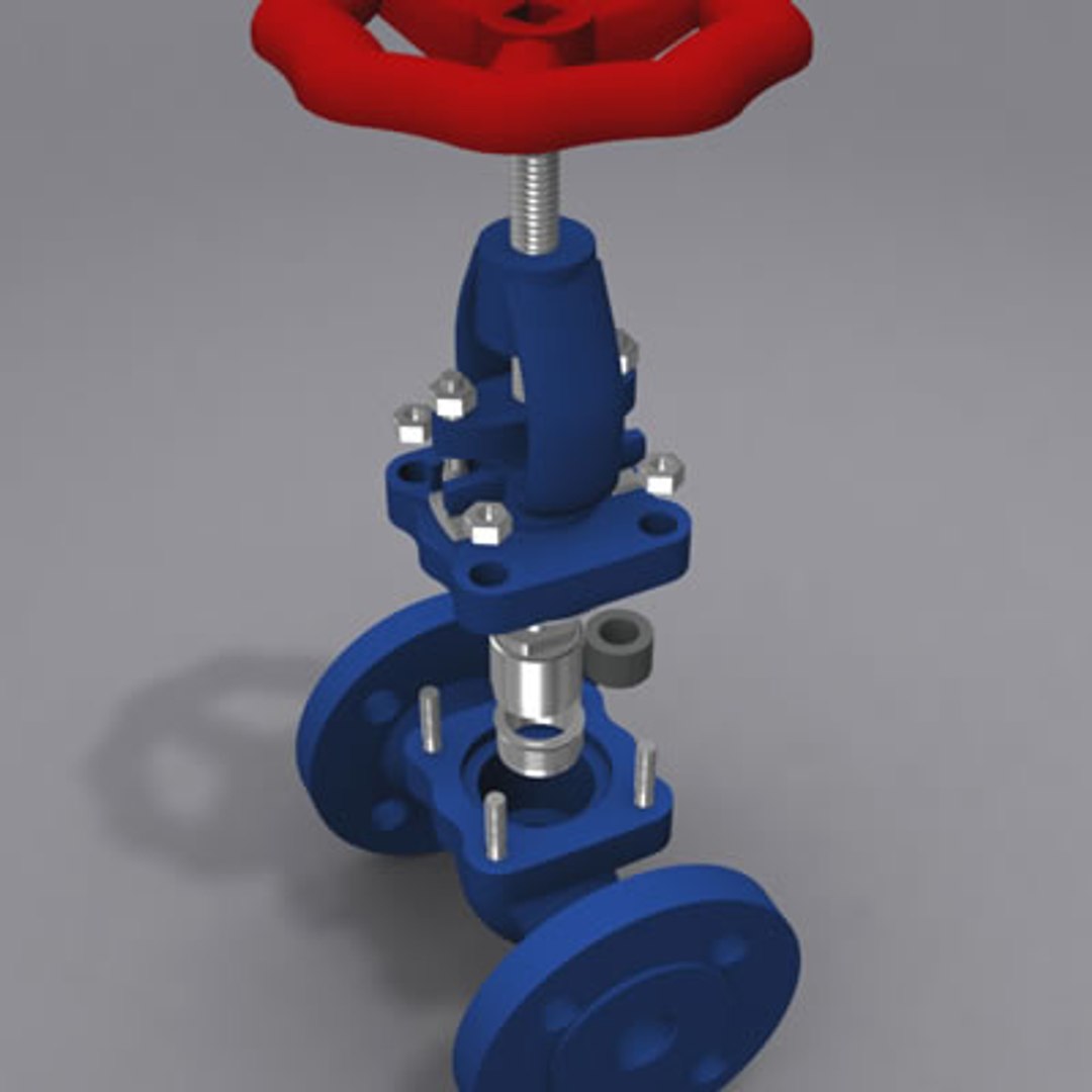 Globe Valves 3d Model