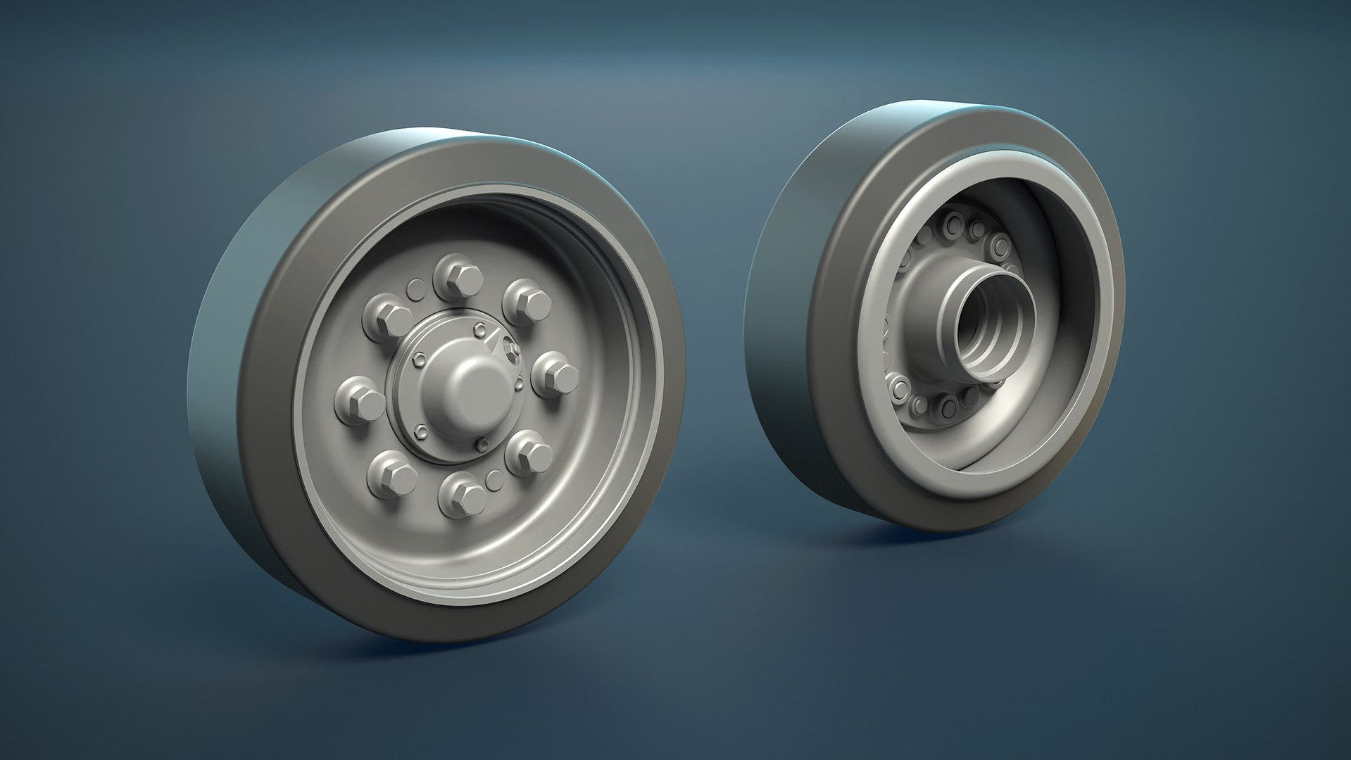 3D M4 Sherman Tank Wheels High-Poly - TurboSquid 2194024