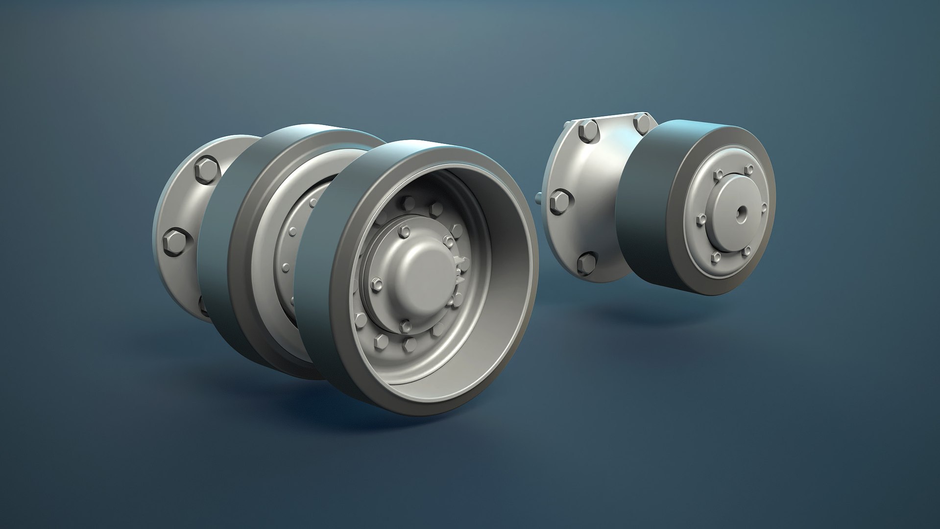 3D M4 Sherman Tank Wheels High-Poly - TurboSquid 2194024