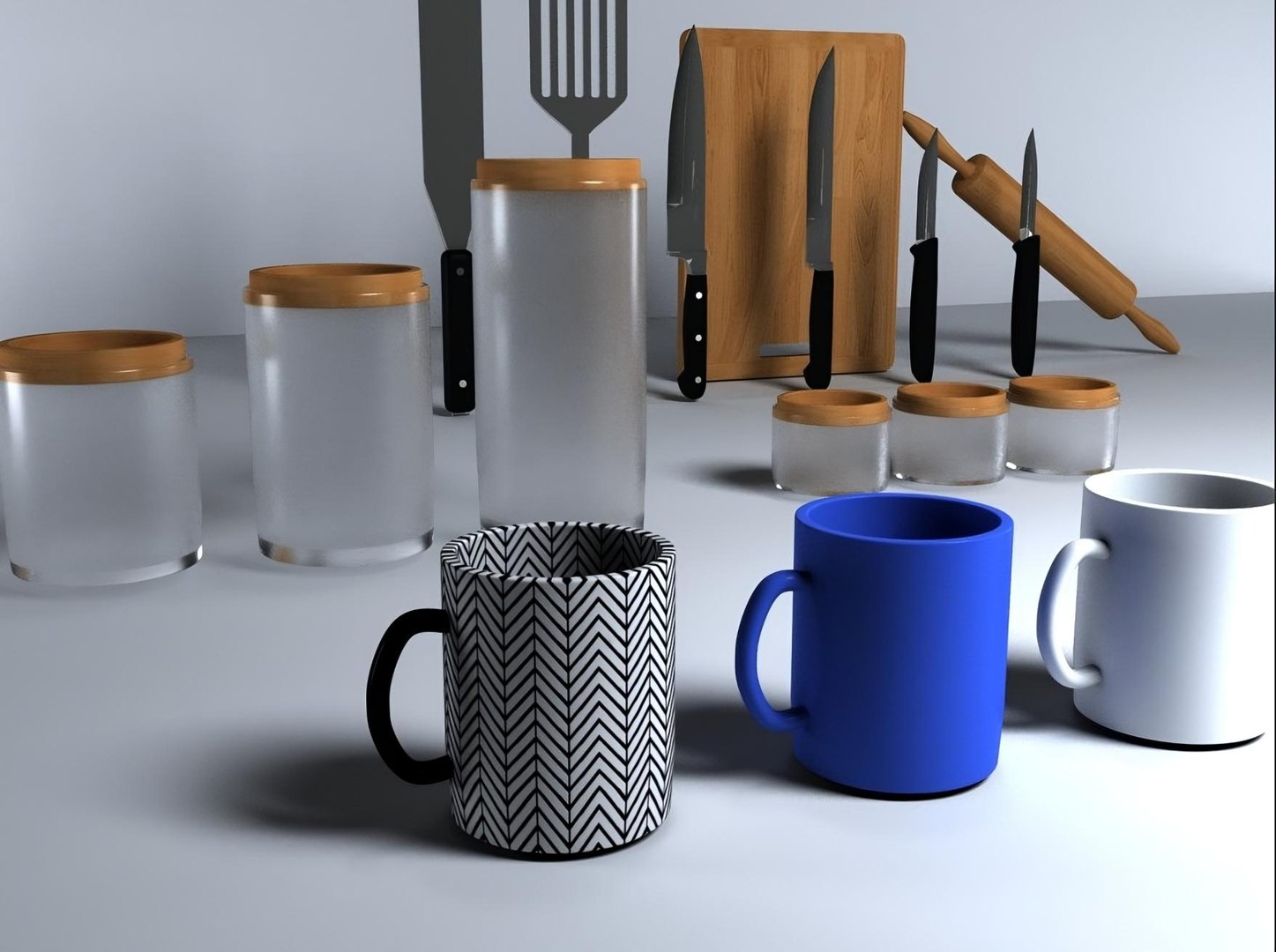 3D Model Kitchen Asset Pack - TurboSquid 2282474