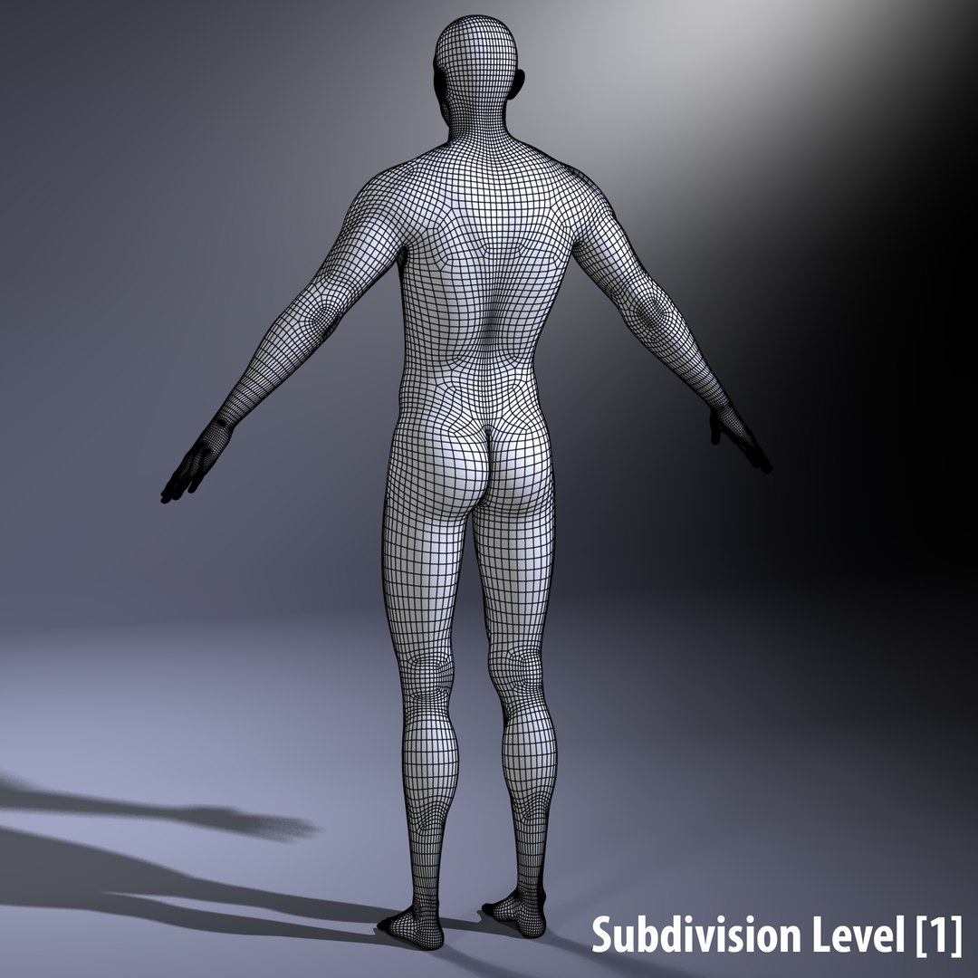 3D model male body realistic - TurboSquid 1301904