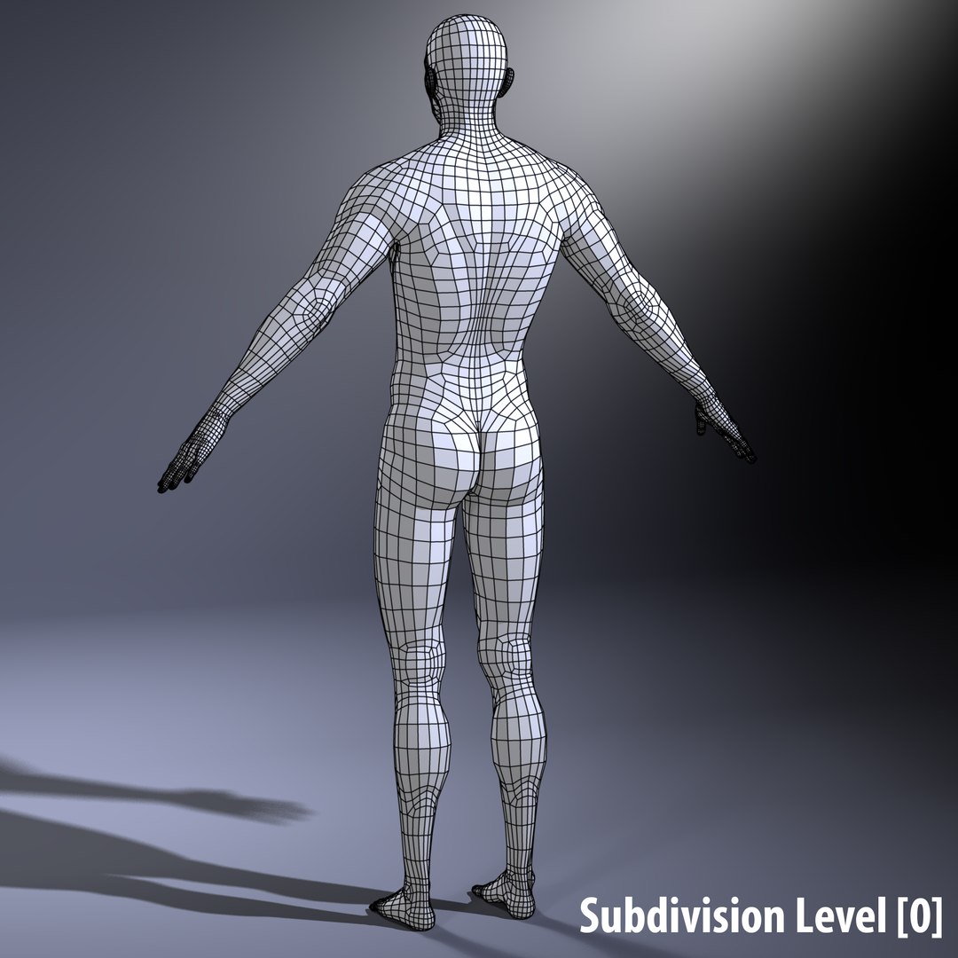 3D model male body realistic - TurboSquid 1301904