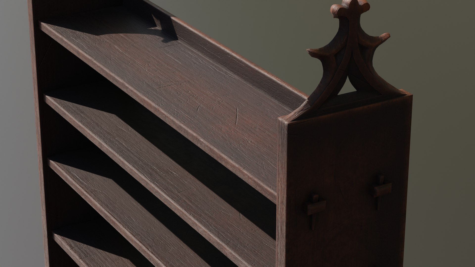 Medieval Shelf 3D Model - TurboSquid 2137835