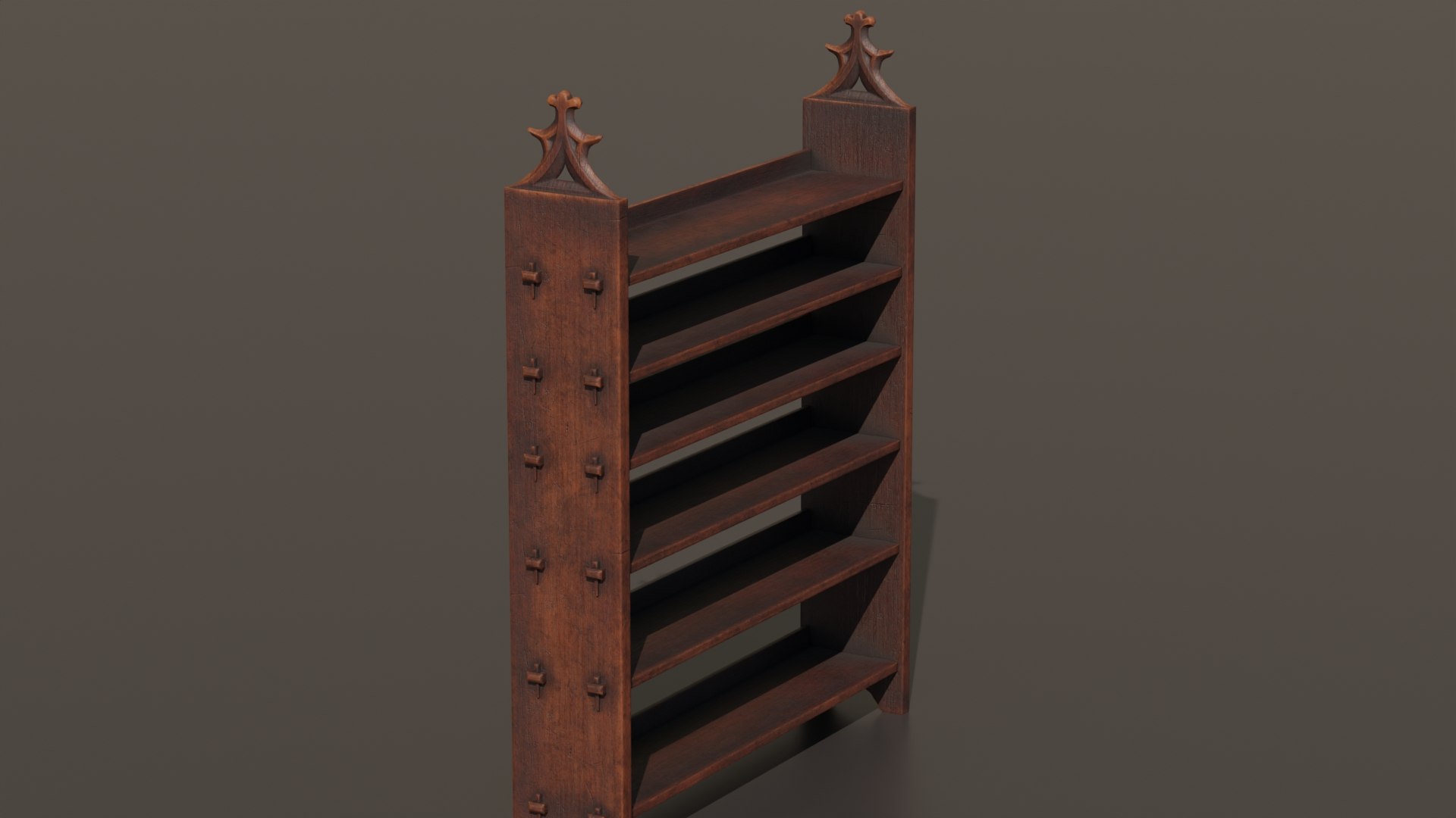 Medieval Shelf 3D Model - TurboSquid 2137835