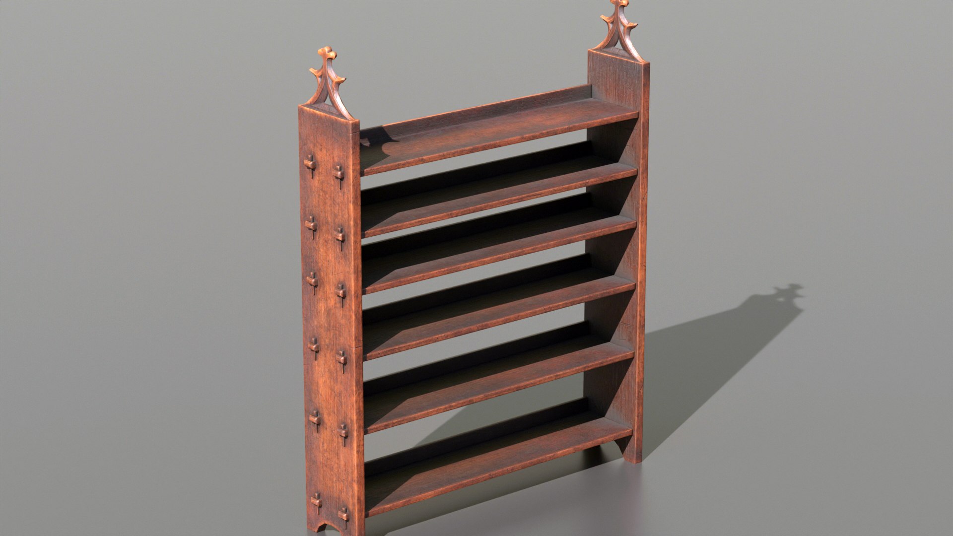 Medieval Shelf 3D Model - TurboSquid 2137835