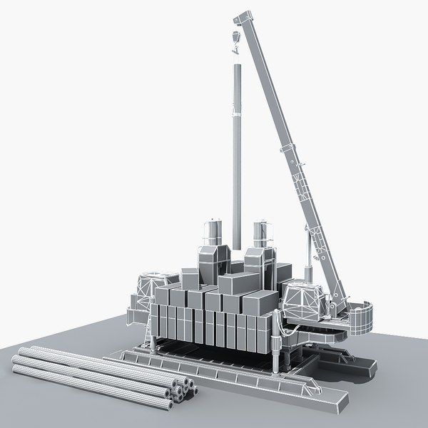 静圧杭打ち機3Dモデル - TurboSquid 1397481