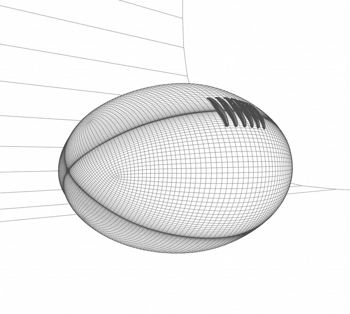 Aussie Rules Football Ball Red 3D - TurboSquid 2275981
