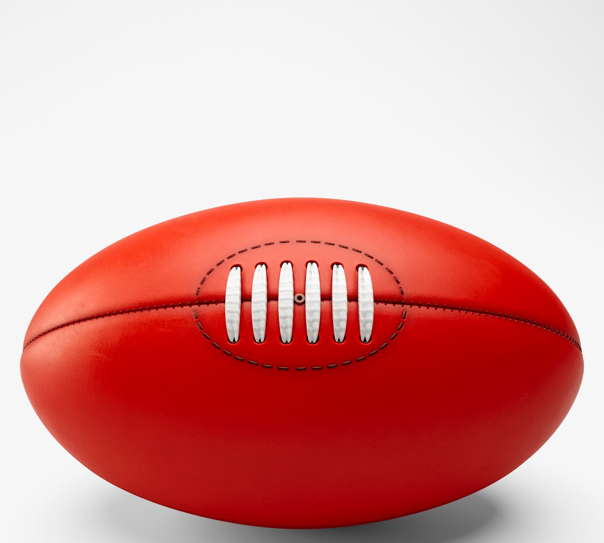 Aussie Rules Football Ball Red 3D - TurboSquid 2275981