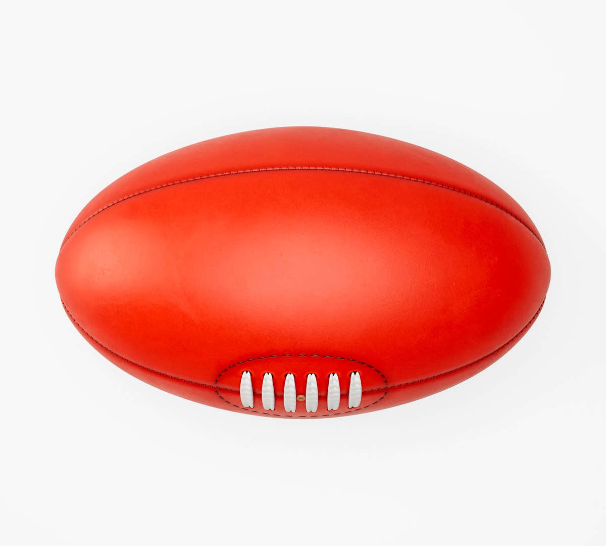 Aussie Rules Football Ball Red 3D - TurboSquid 2275981