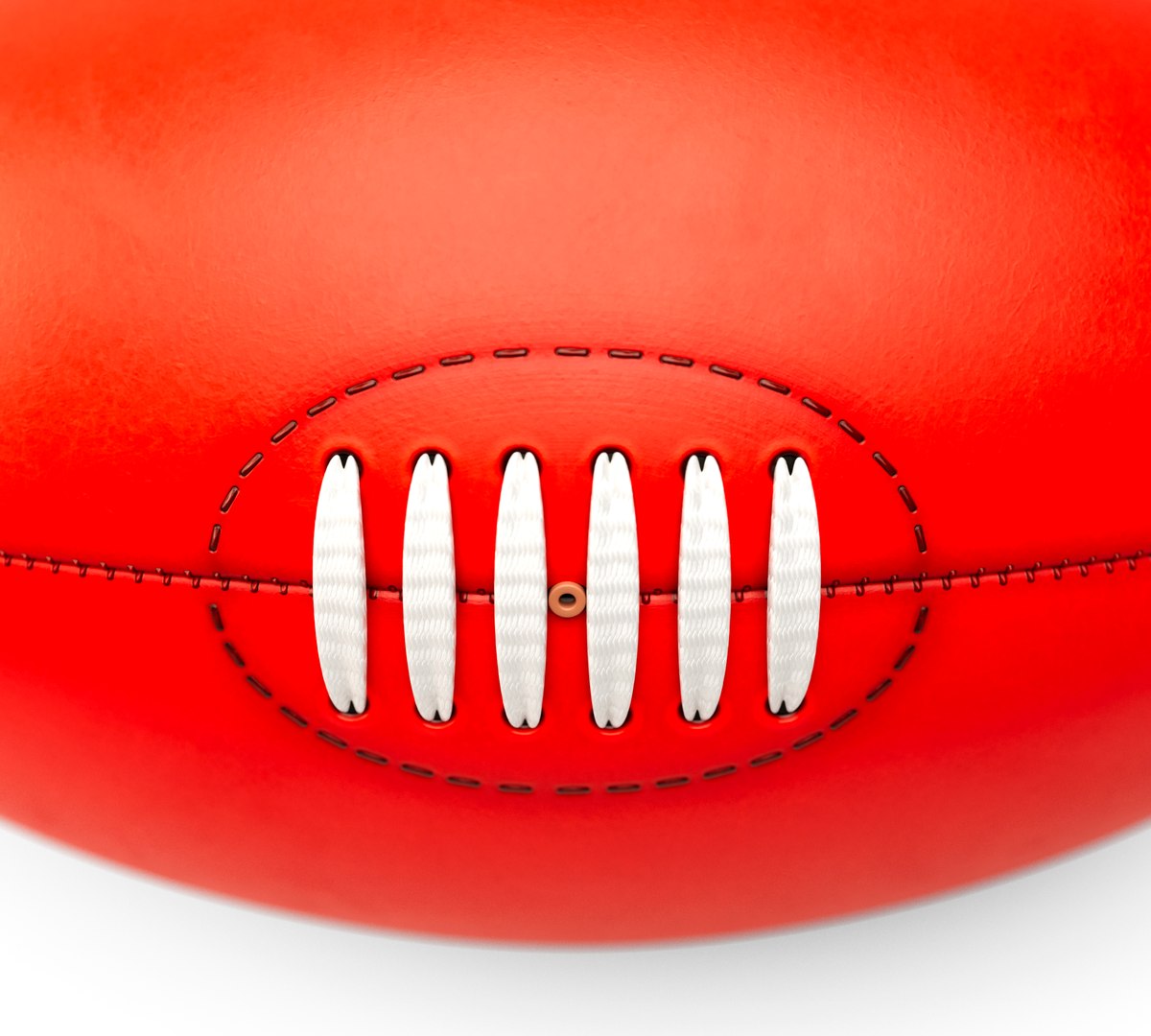 Aussie Rules Football Ball Red 3D - TurboSquid 2275981
