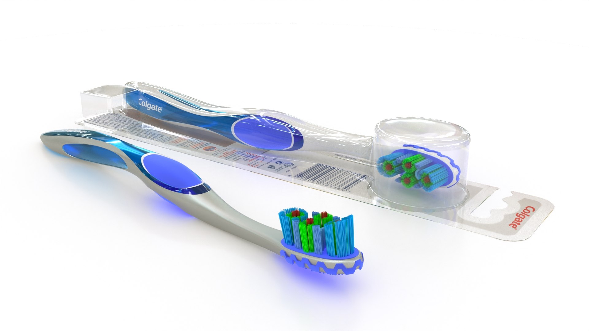 Colgate Toothbrush Model - TurboSquid 1826230
