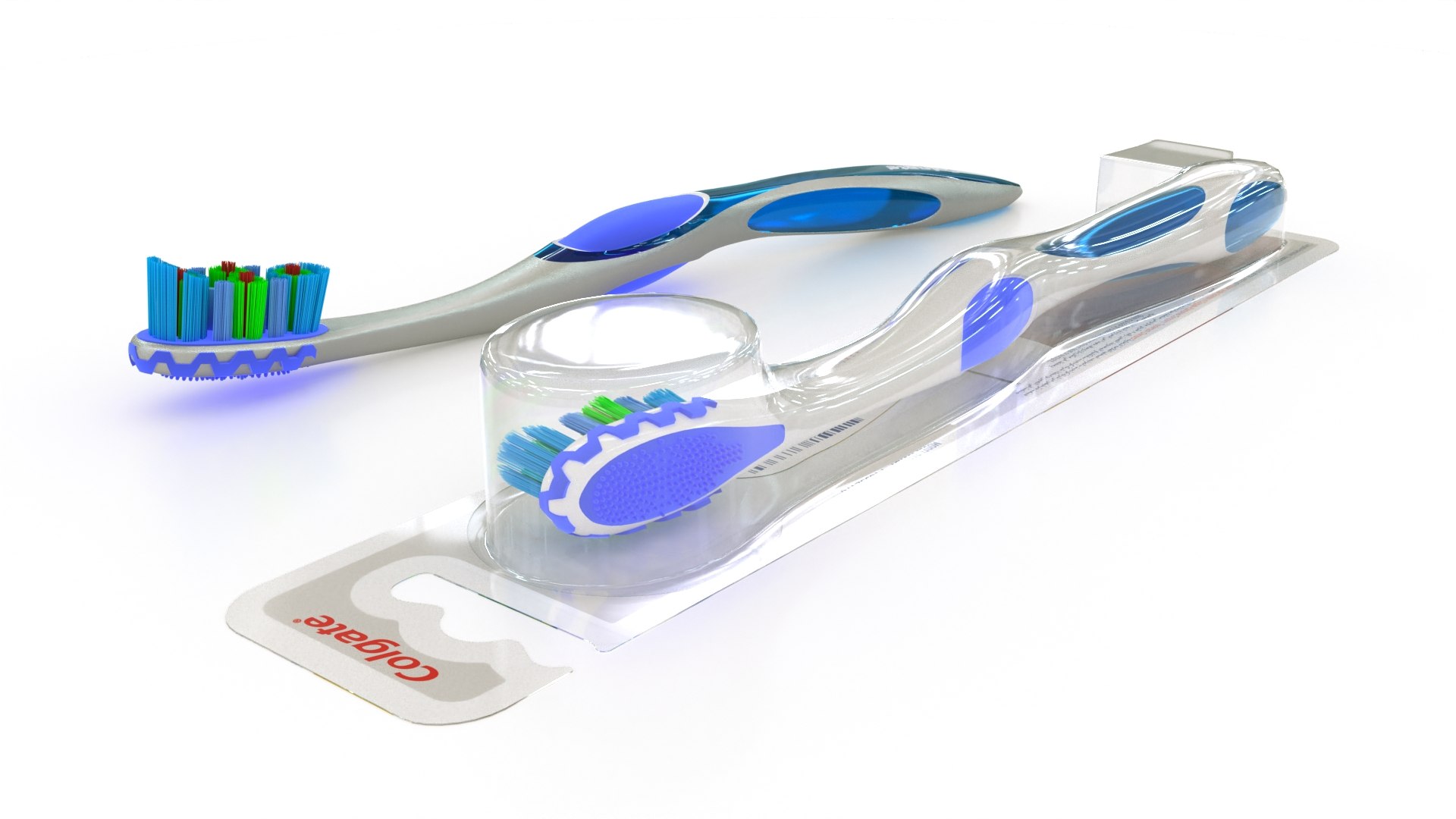 Colgate Toothbrush Model - TurboSquid 1826230