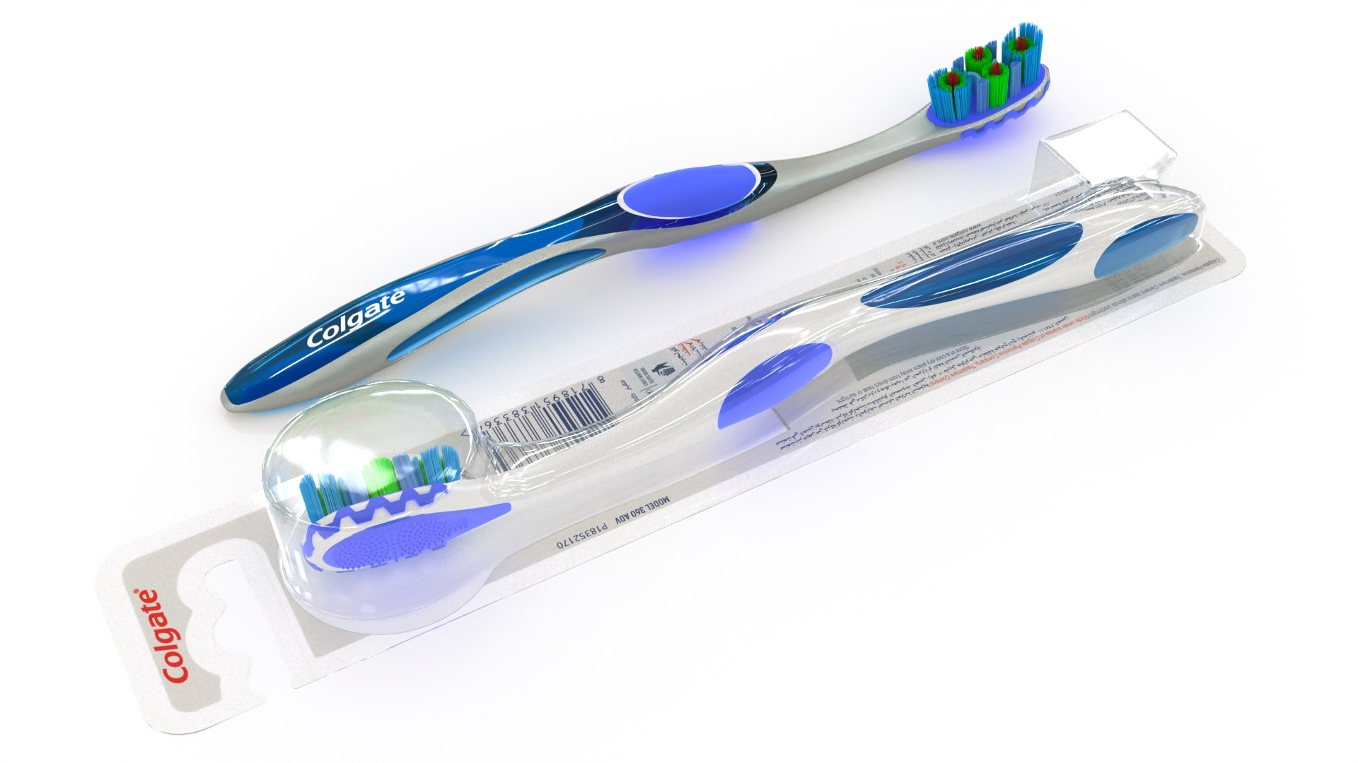 Colgate Toothbrush Model - TurboSquid 1826230
