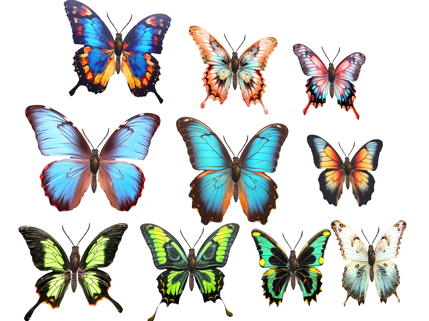 3D Butterflies Pack - TurboSquid 2151185