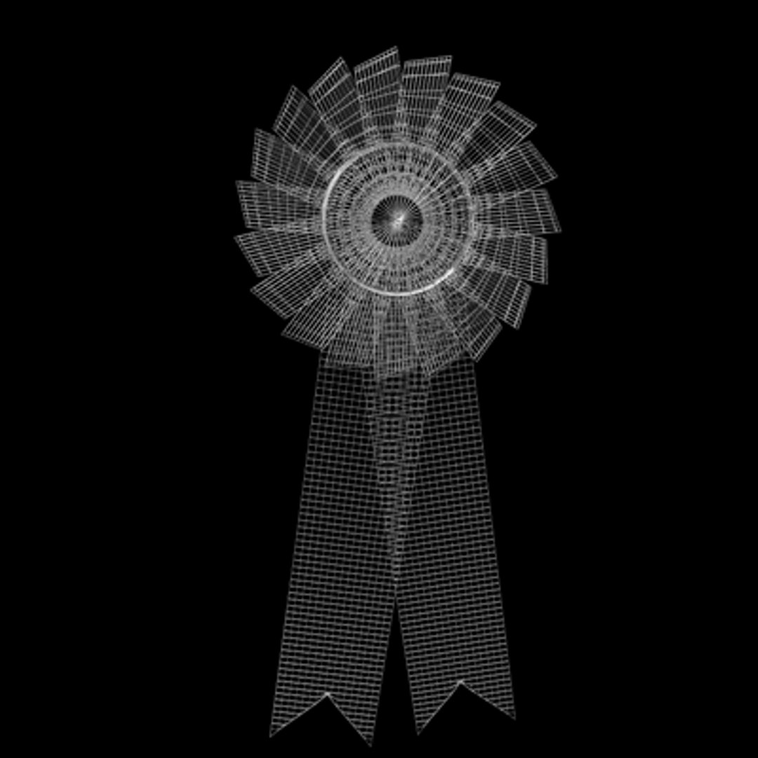 3d Blue Ribbon