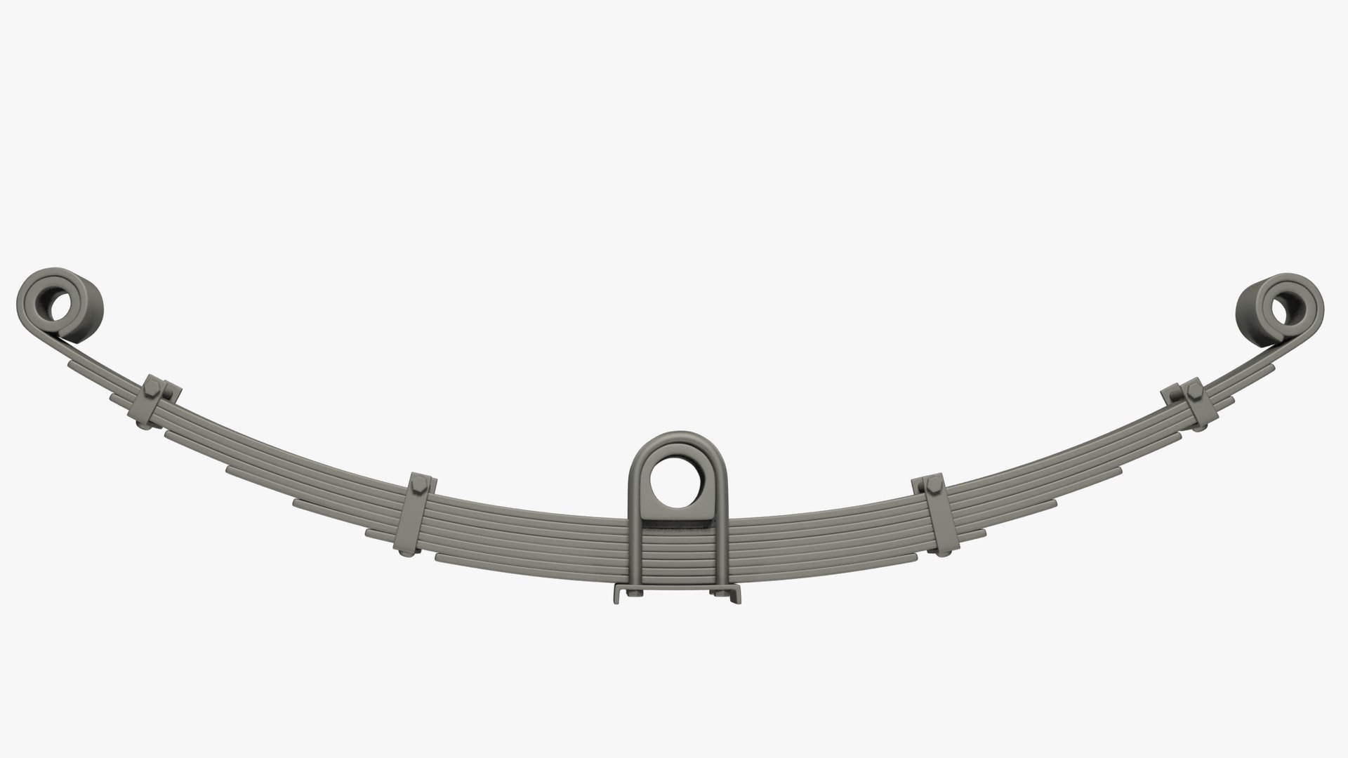 Leaf Spring Mesh V1 Model - TurboSquid 1862993