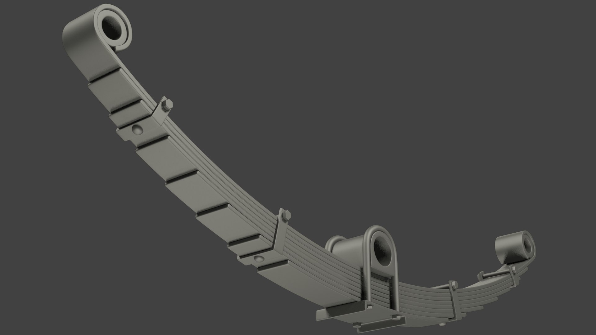 Leaf Spring Mesh V1 Model - TurboSquid 1862993