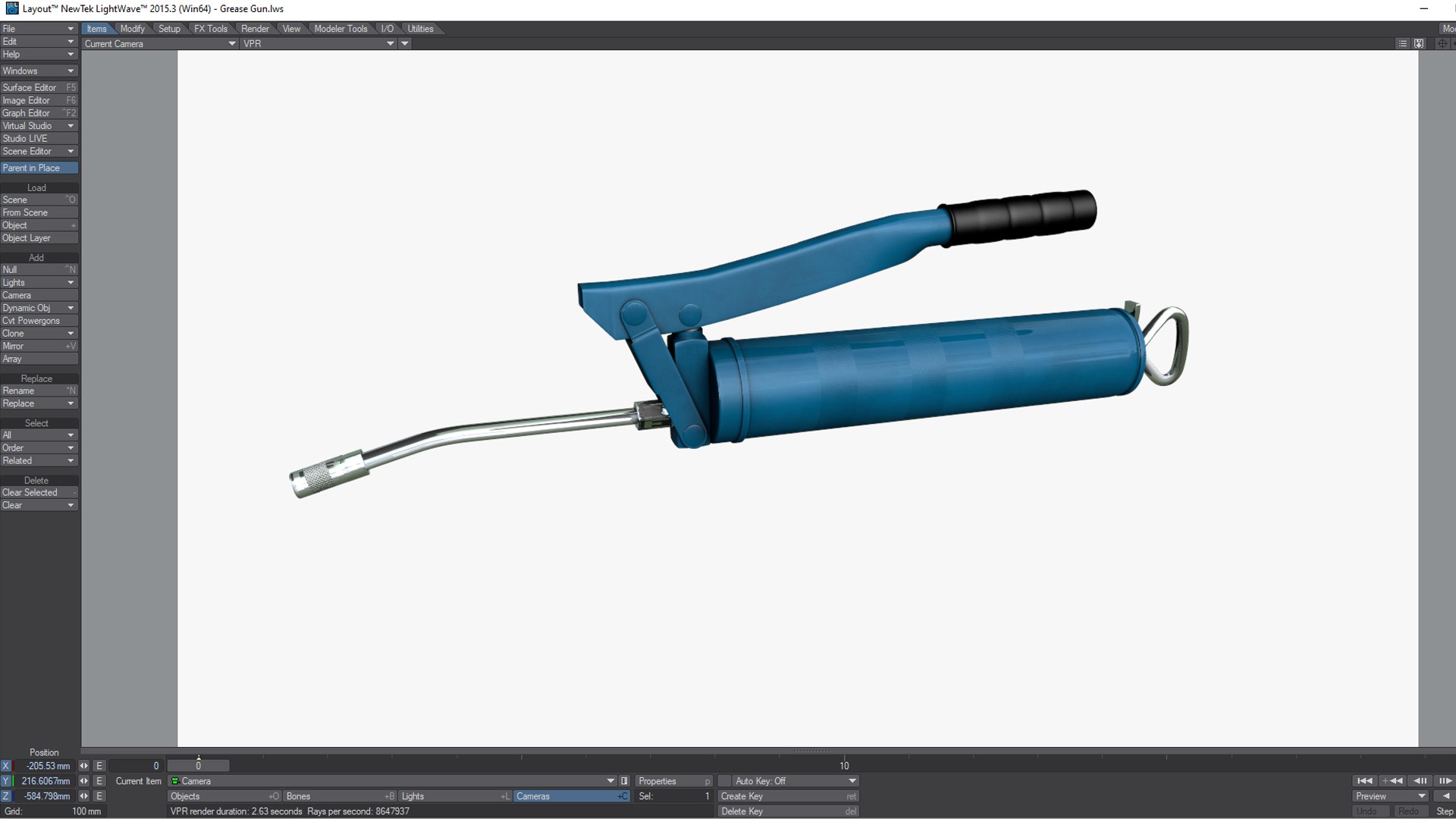 Grease gun 3D model - TurboSquid 1698238