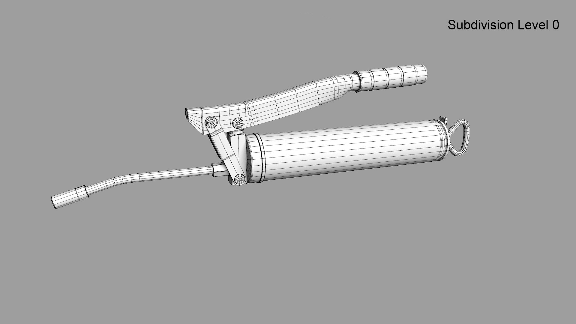 Grease gun 3D model - TurboSquid 1698238