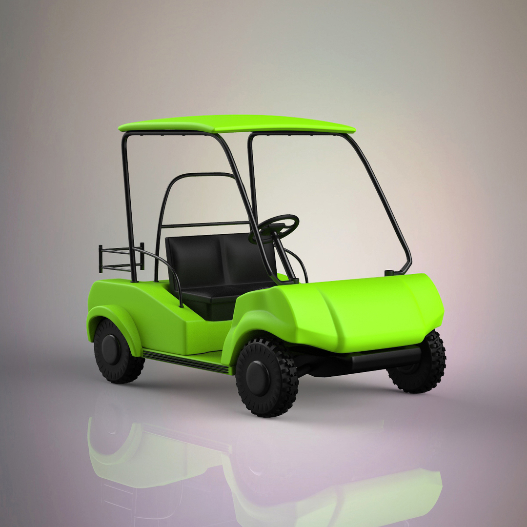 Golf cart 3D model - TurboSquid 1705483