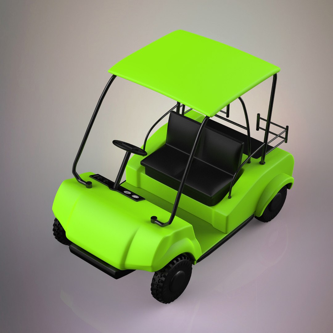 Golf Cart 3D Model - TurboSquid 1705483