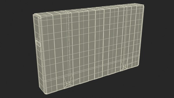 modèle 3D de Boîte en carton d'emballage TV de 55 pouces - TurboSquid ...