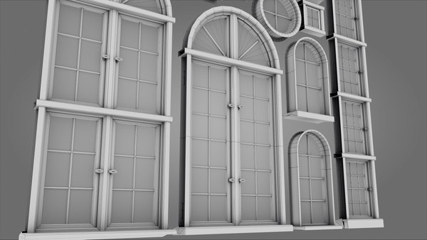 modelo 3d Vieja Celosía Verde - PBR - TurboSquid 1848164