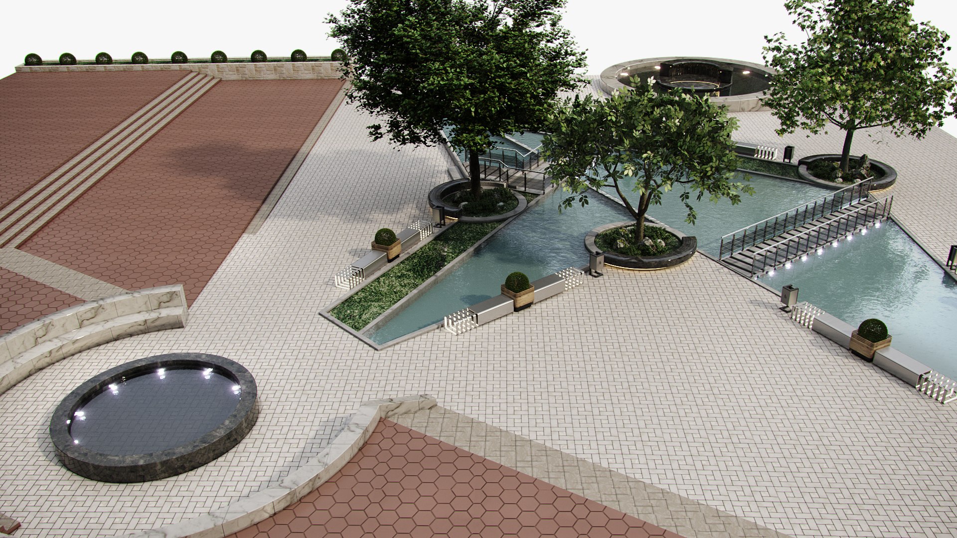 3D Park Landscape 6 Model - TurboSquid 2101160