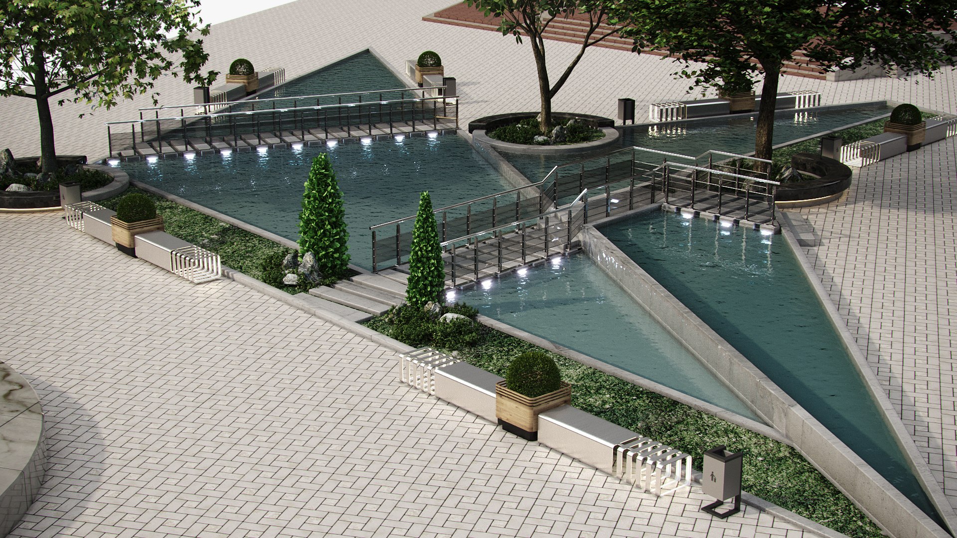 3D Park Landscape 6 Model - TurboSquid 2101160