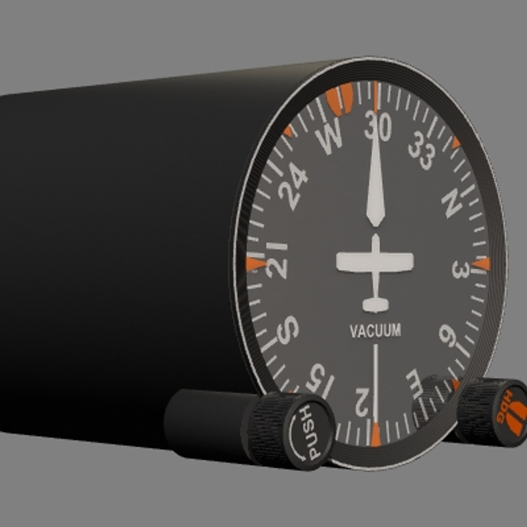 Dg Directional Gyro Compass 3d Model