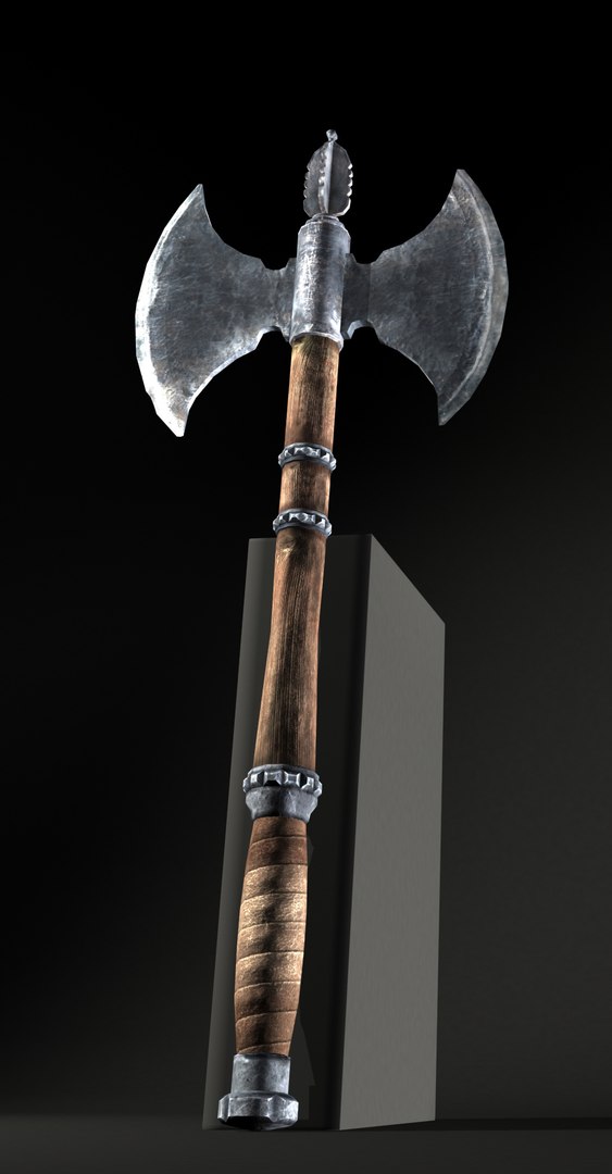3d Heavy Axe Gameready Model