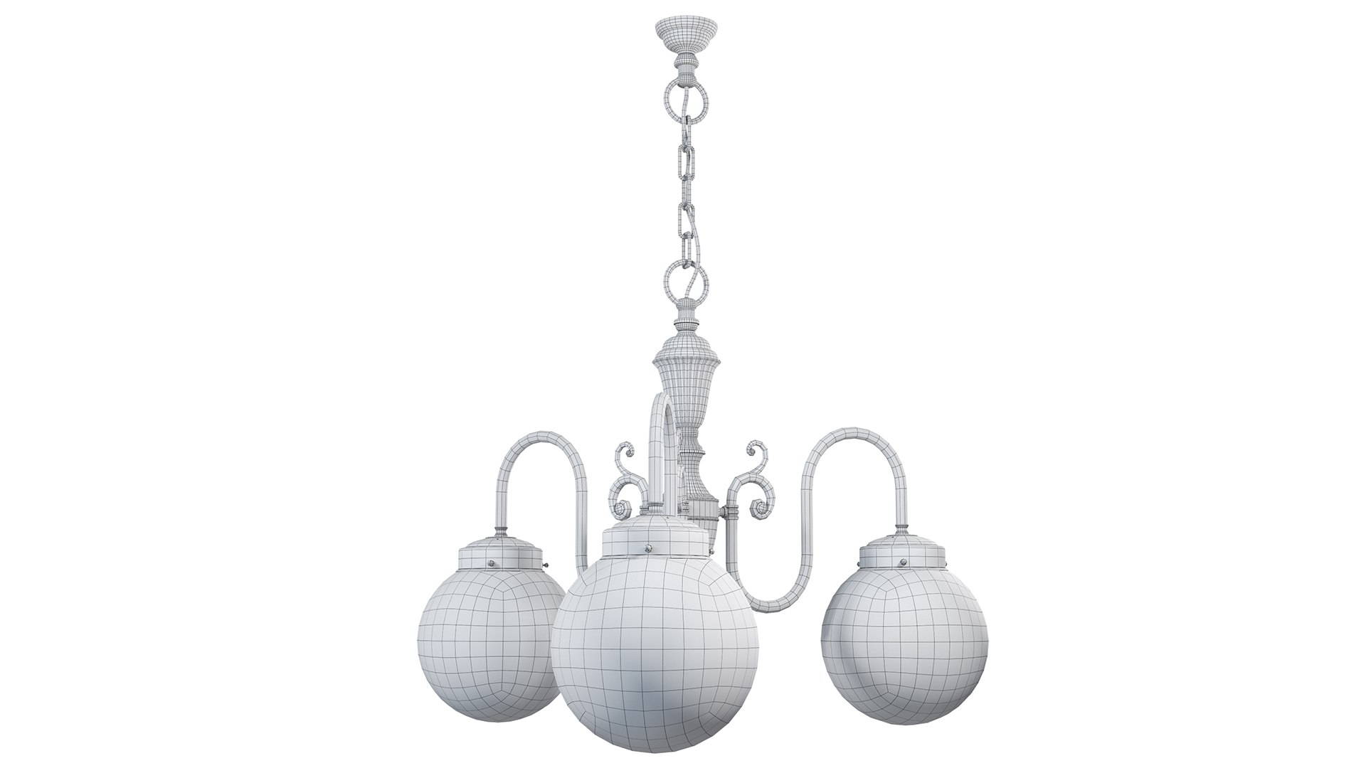 3D Eldron Chandelier - TurboSquid 1905565