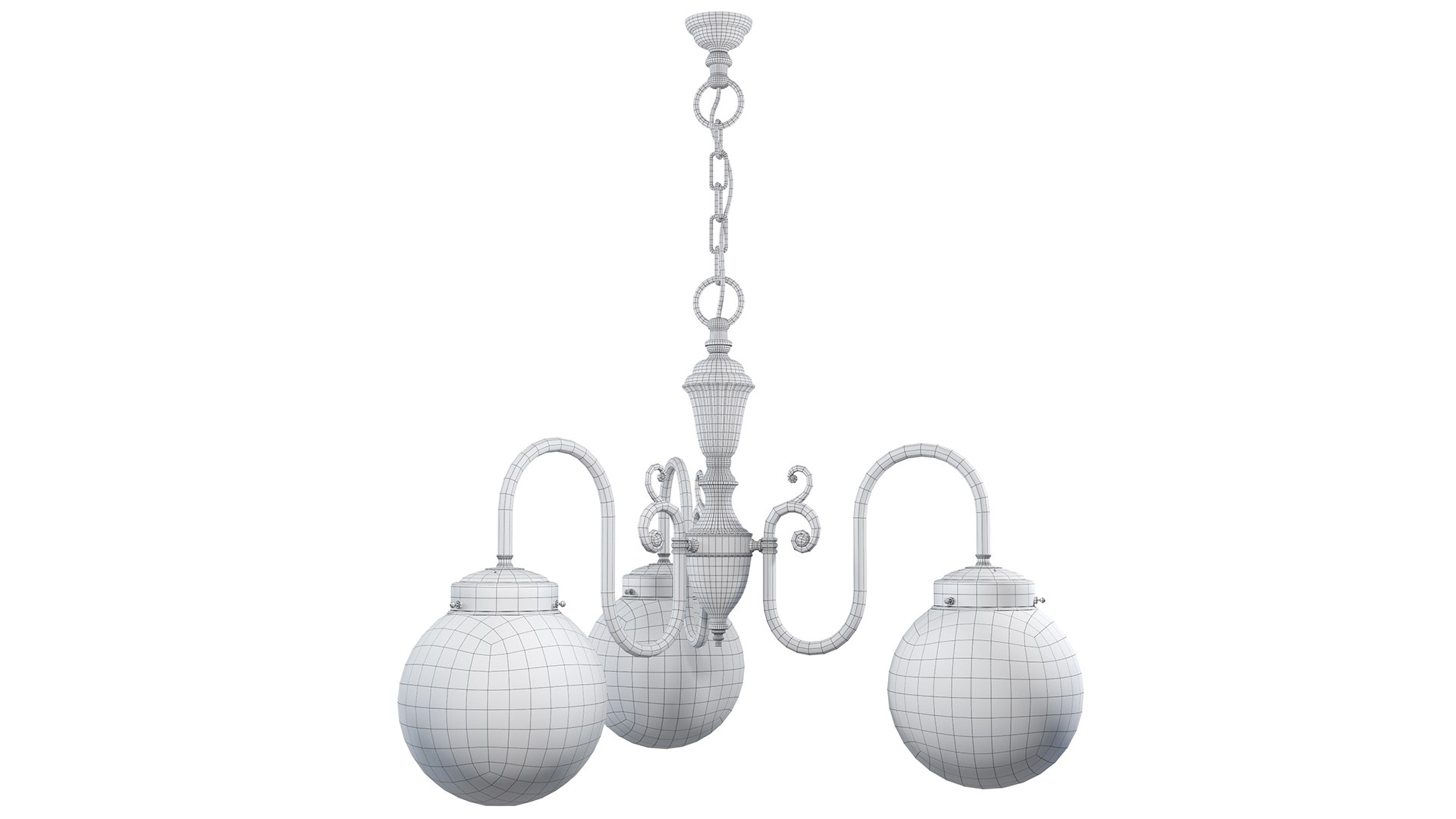 3D Eldron Chandelier - TurboSquid 1905565
