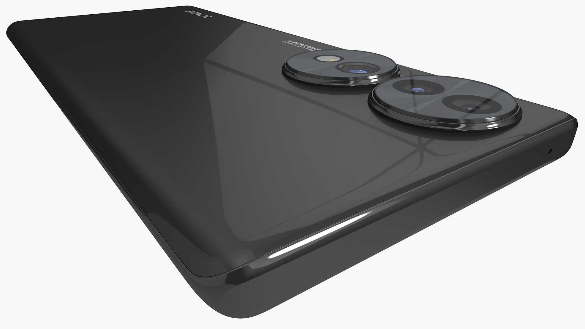 3D Honor 70 Black model - TurboSquid 2000010