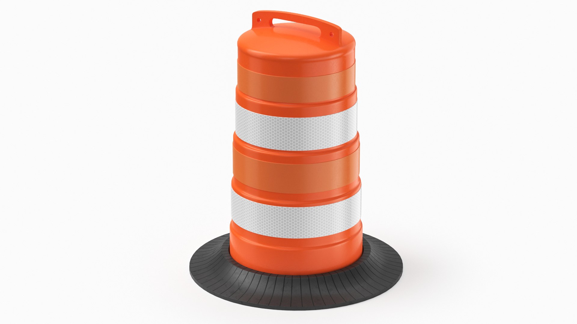 Traffic Barrel 01 Model - TurboSquid 2068184