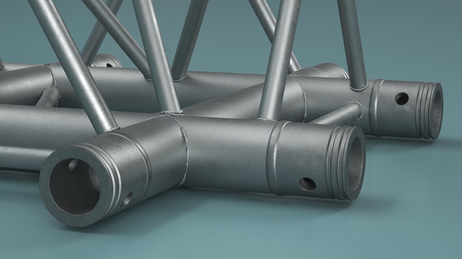 3D Corner Truss Modular Triangular - TurboSquid 2269775