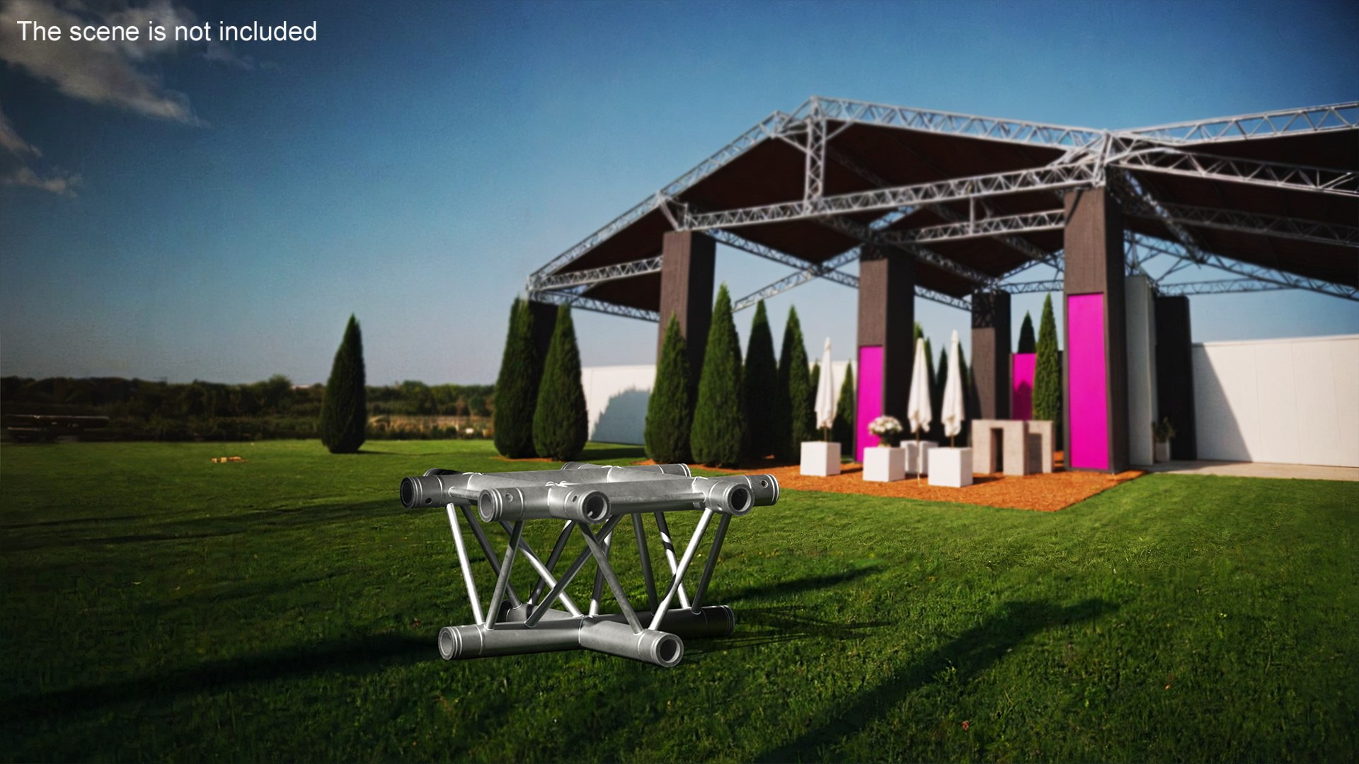 3D Corner Truss Modular Triangular - TurboSquid 2269775