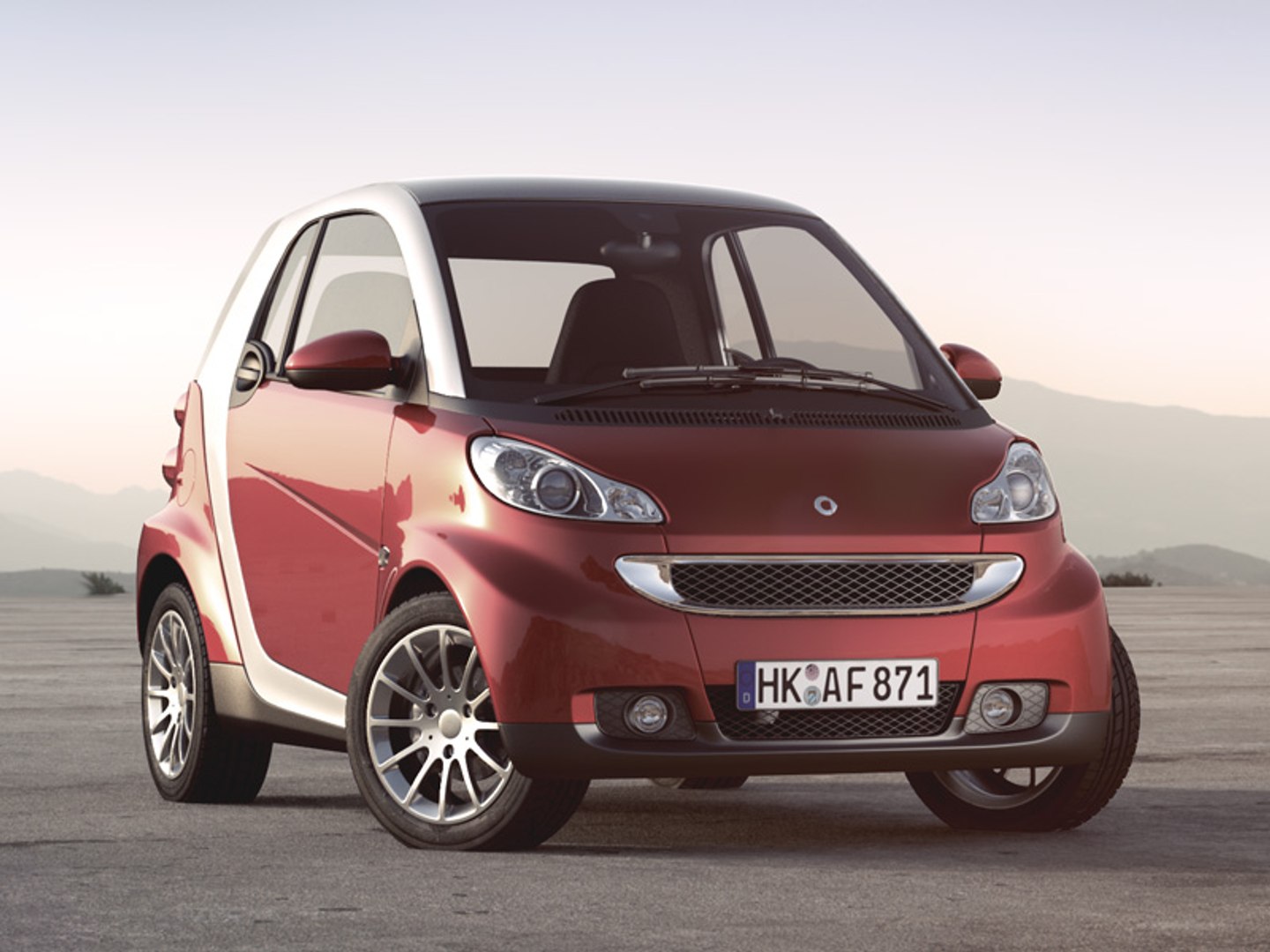 3d smart fortwo car