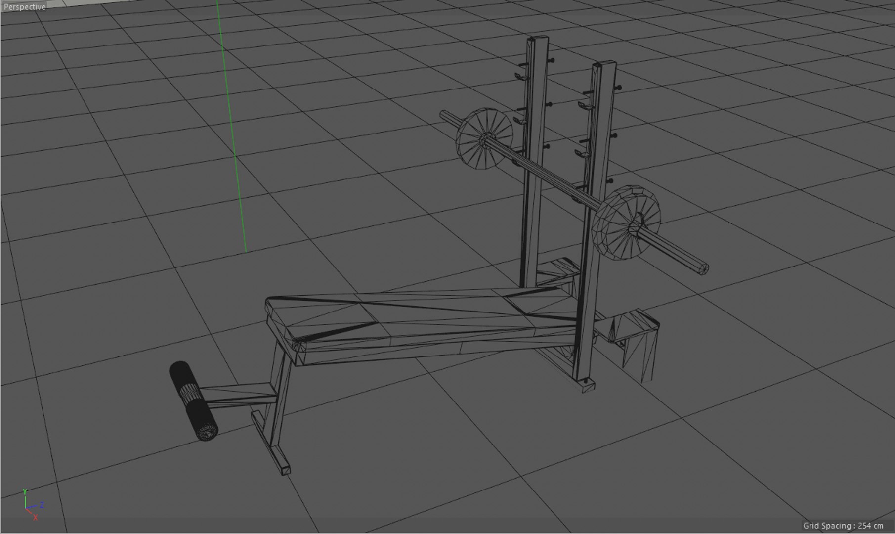 Weight Lifting Bench Press 3D Model - TurboSquid 1376303