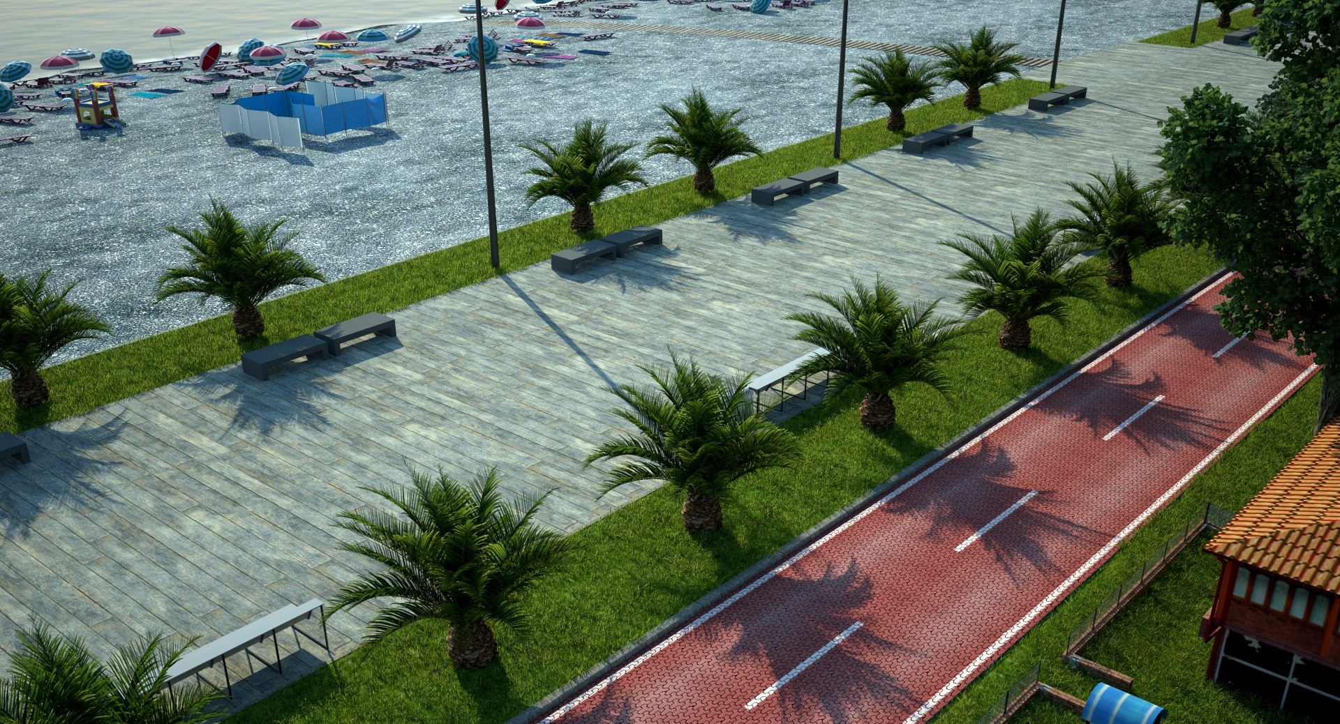 Beach 3d Ma