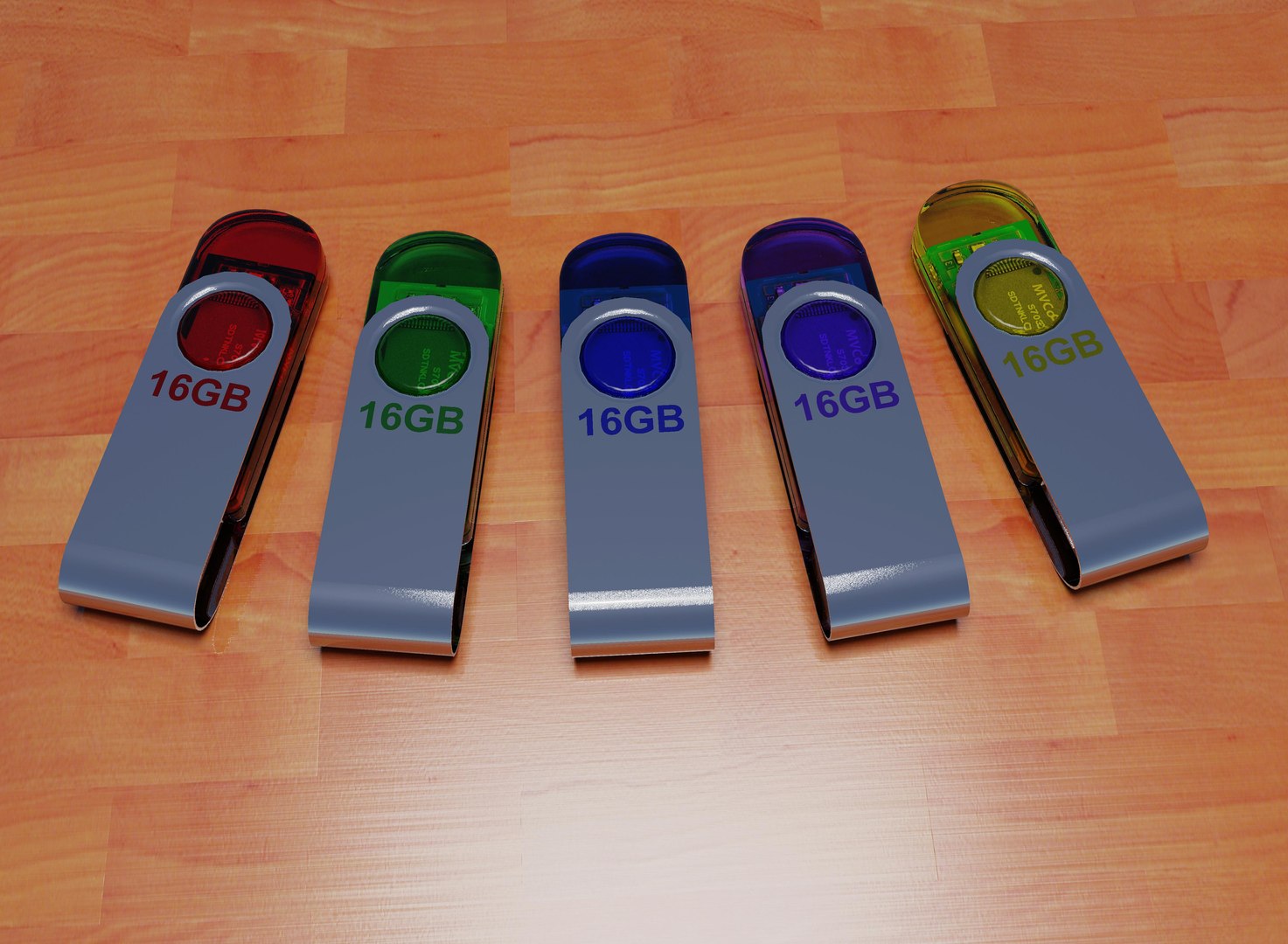 3d usb flash drive model