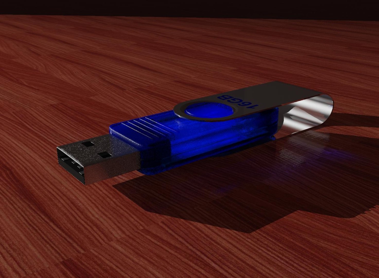 3d usb flash drive model