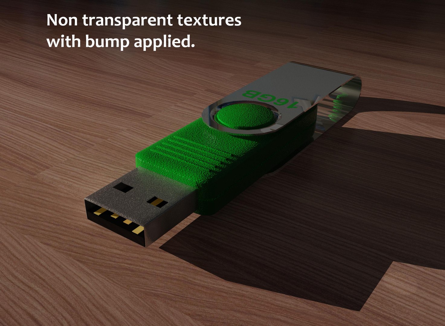 3d usb flash drive model
