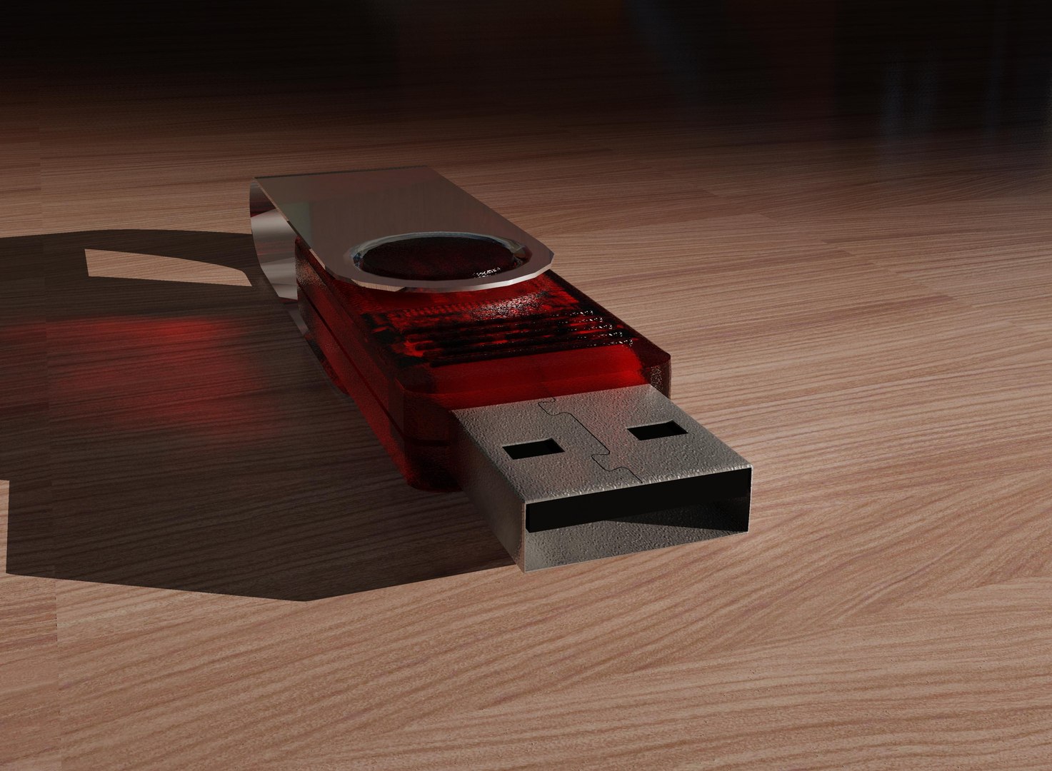 3d usb flash drive model