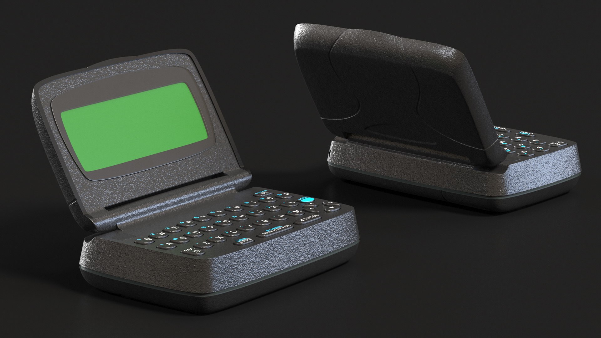 3D Model Two-Way Pager With Screen Off - TurboSquid 1951687