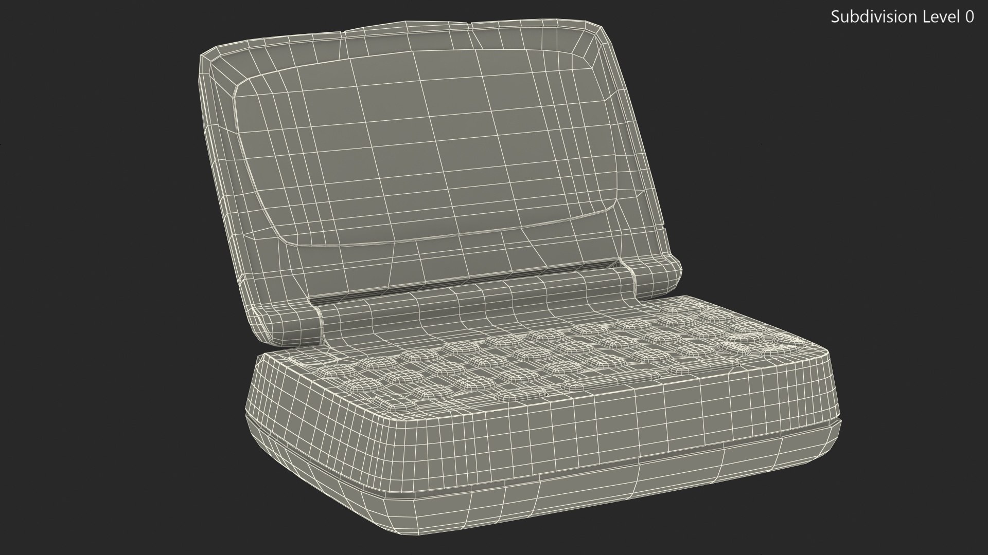 3D Model Two-Way Pager With Screen Off - TurboSquid 1951687