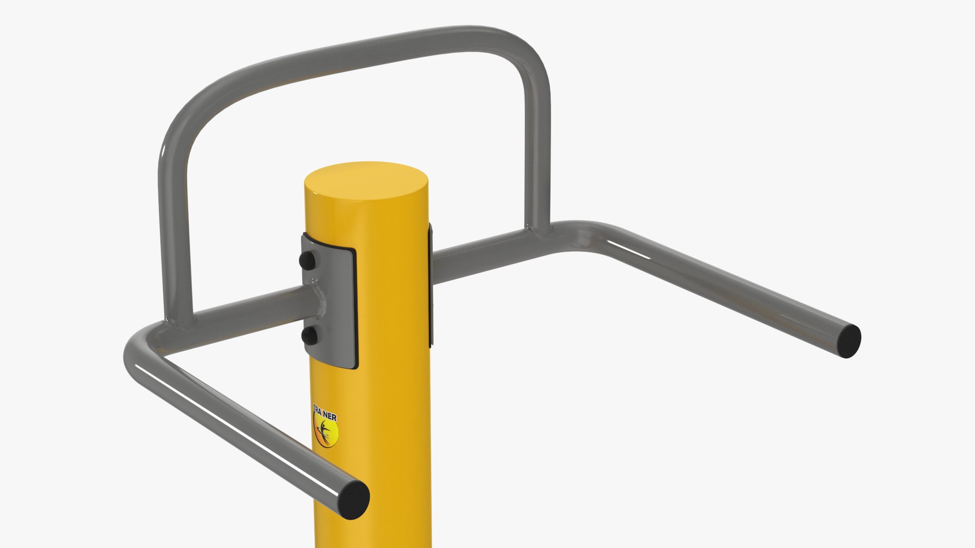 Stepper Outdoor Fitness Equipment Yellow 3D Model - TurboSquid 2046412