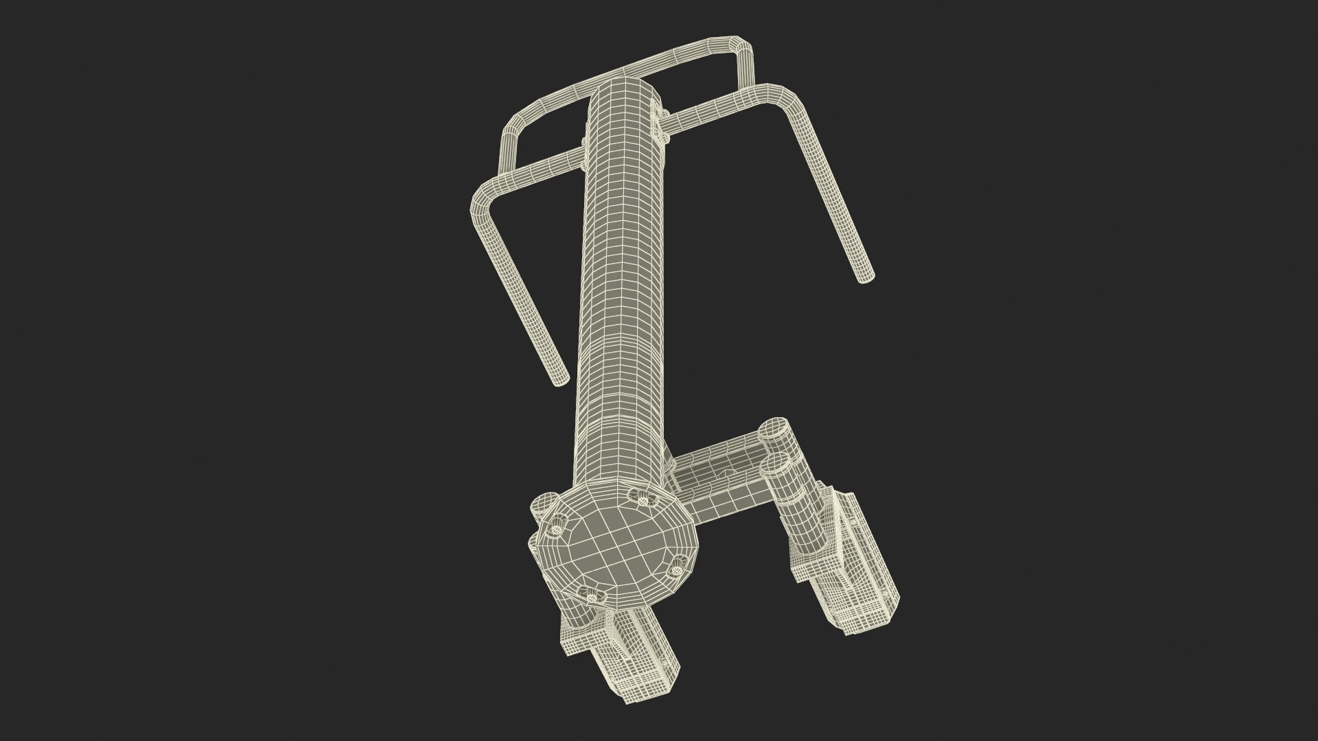 Stepper Outdoor Fitness Equipment Yellow 3D Model - TurboSquid 2046412